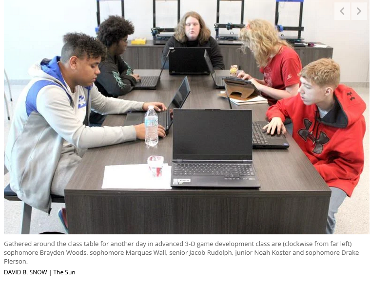 Students Learn Digital Design for Creation of Video Games | Paducah ...